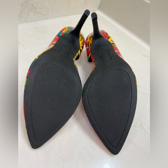 Brash | Shoes | Brash Women Karah Dorsay Shoes Yellow Floral Pointed ...